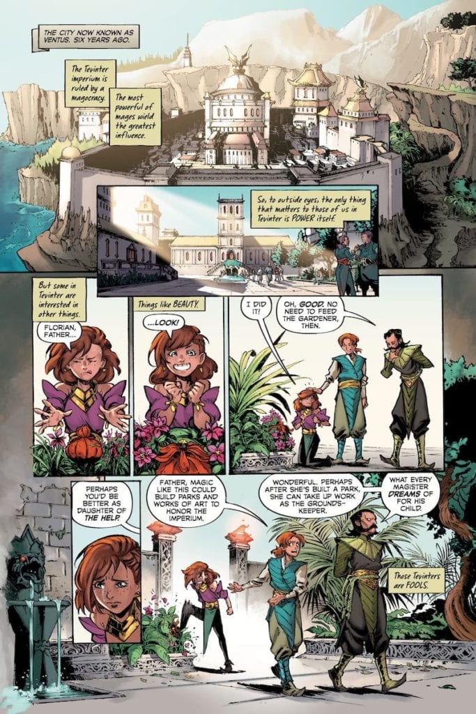 Revenge and Kidnappings in DRAGON AGE: BLUE WRAITH #1