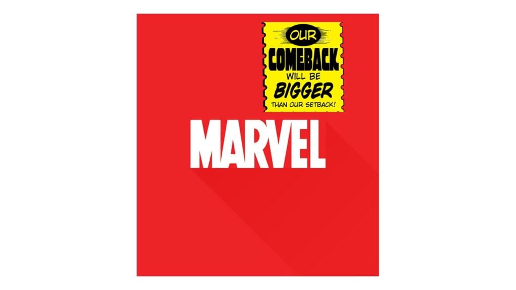 Marvel+Back the Comeback logo