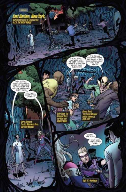 Spider-Woman #7 pg3 | Monkeys Fighting Robots