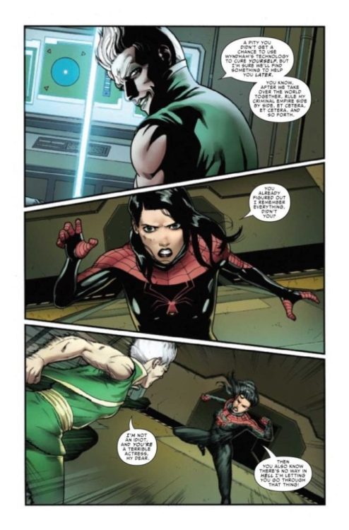 Spider-Woman #10 pg2 | Monkeys Fighting Robots